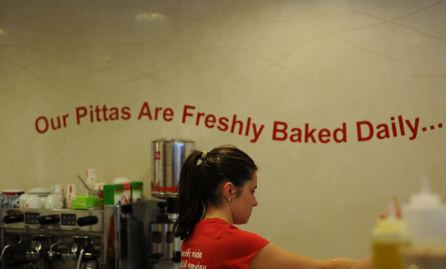 Pilpel Falafel and Houmous Bar Brushfield Street in Spitalfields ...