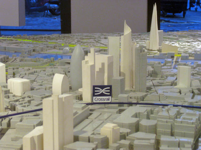 Crossrail Construction Completed...On Scale Model | Londonist