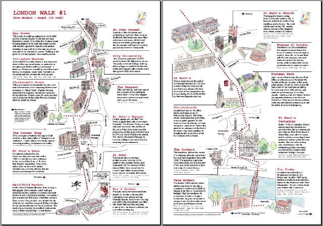 Hand-Drawn Maps of London: Angel To Bankside | Londonist