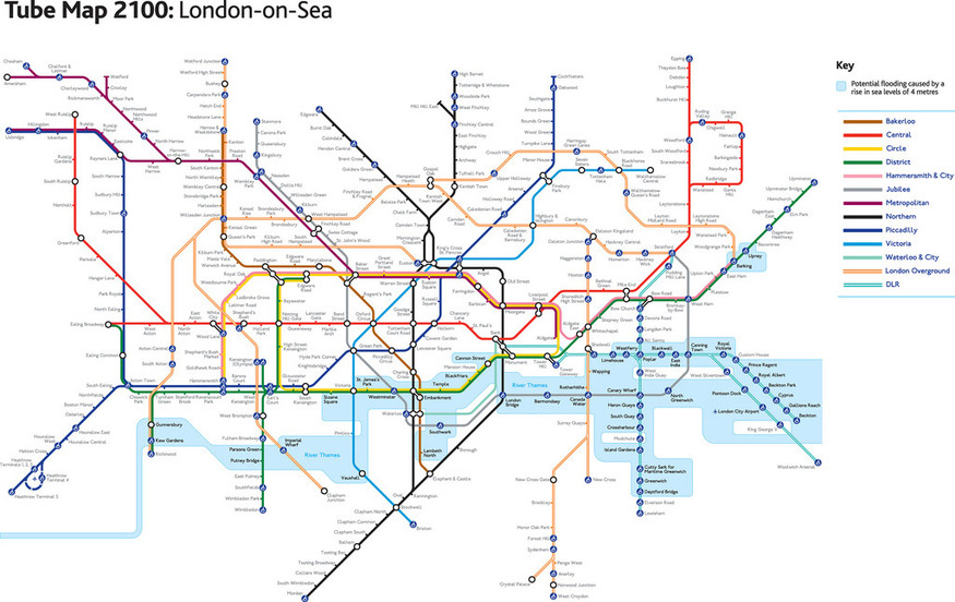 Alternative Tube Maps: London In 2100 | Londonist