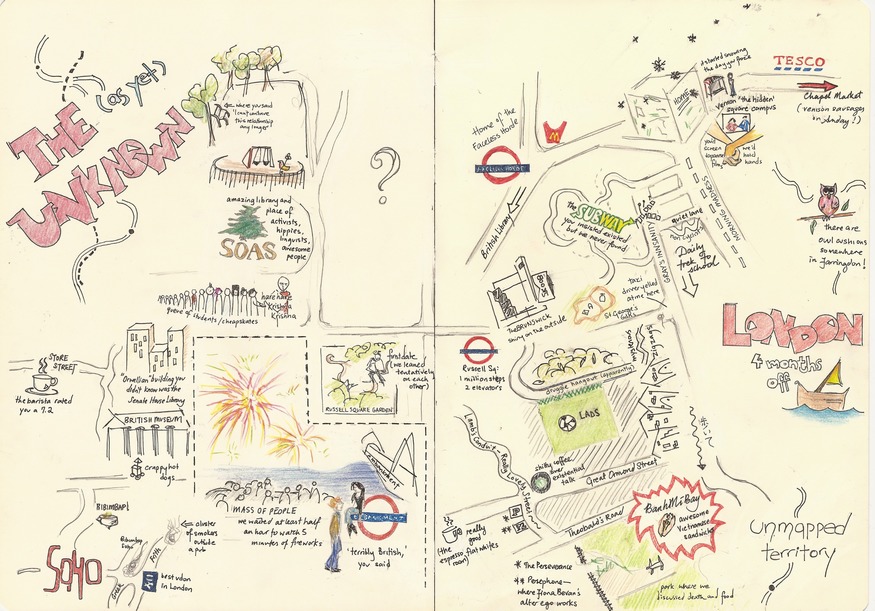 Hand-Drawn Maps Of London: Newcomer To Bloomsbury | Londonist