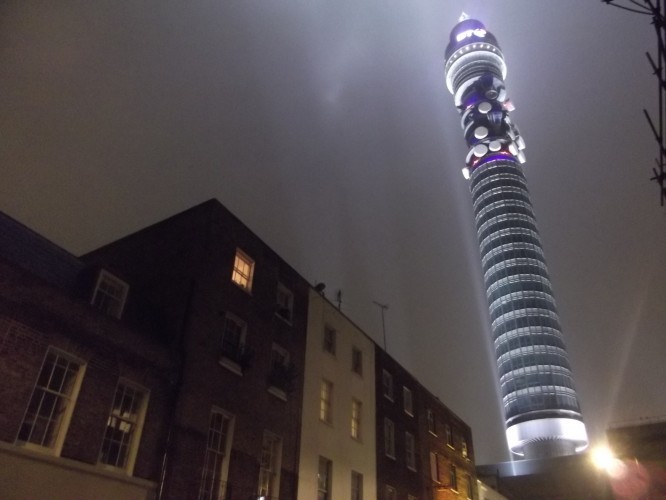 BT Tower Lit Up With Olympic Fireworks | Londonist