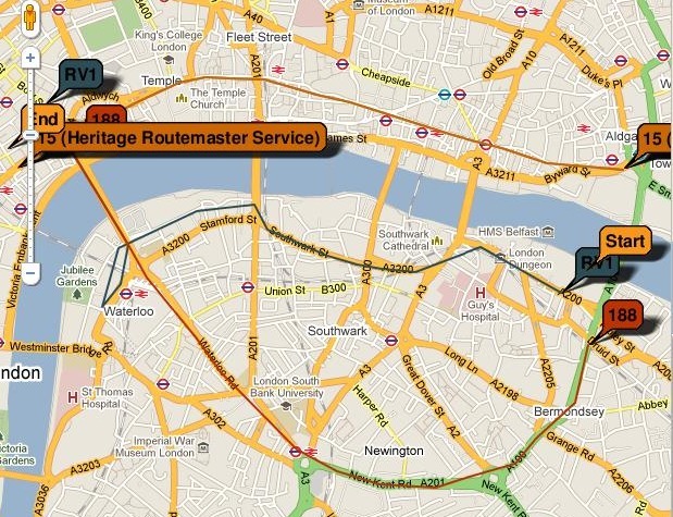 BusMapper. It Maps Buses. But In A Useful Way. | Londonist