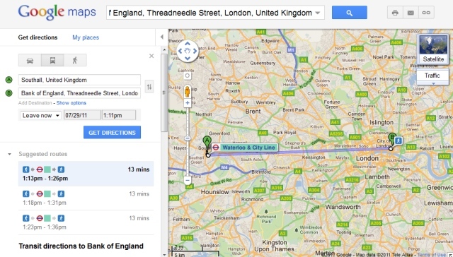 Google Maps Builds Waterloo And City Line Extension | Londonist