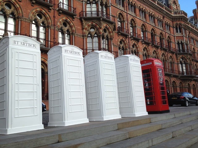 Painted ArtBox Phone Boxes Spotted At St Pancras | Londonist