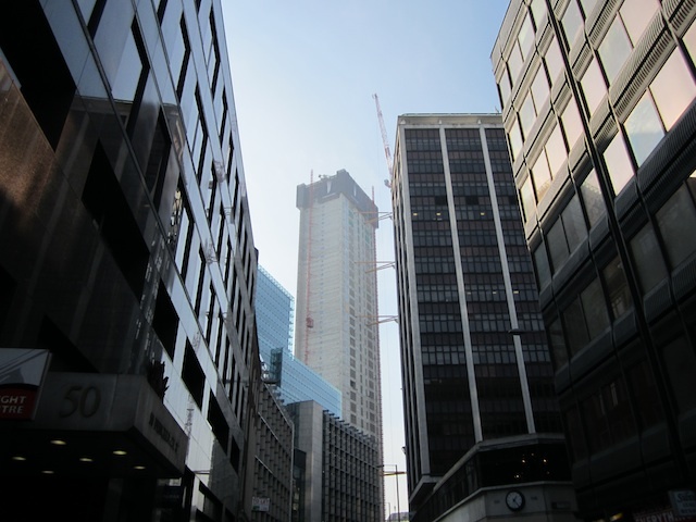 Cheese Grater Rises, Walkie-Talkie Almost Topped Out | Londonist