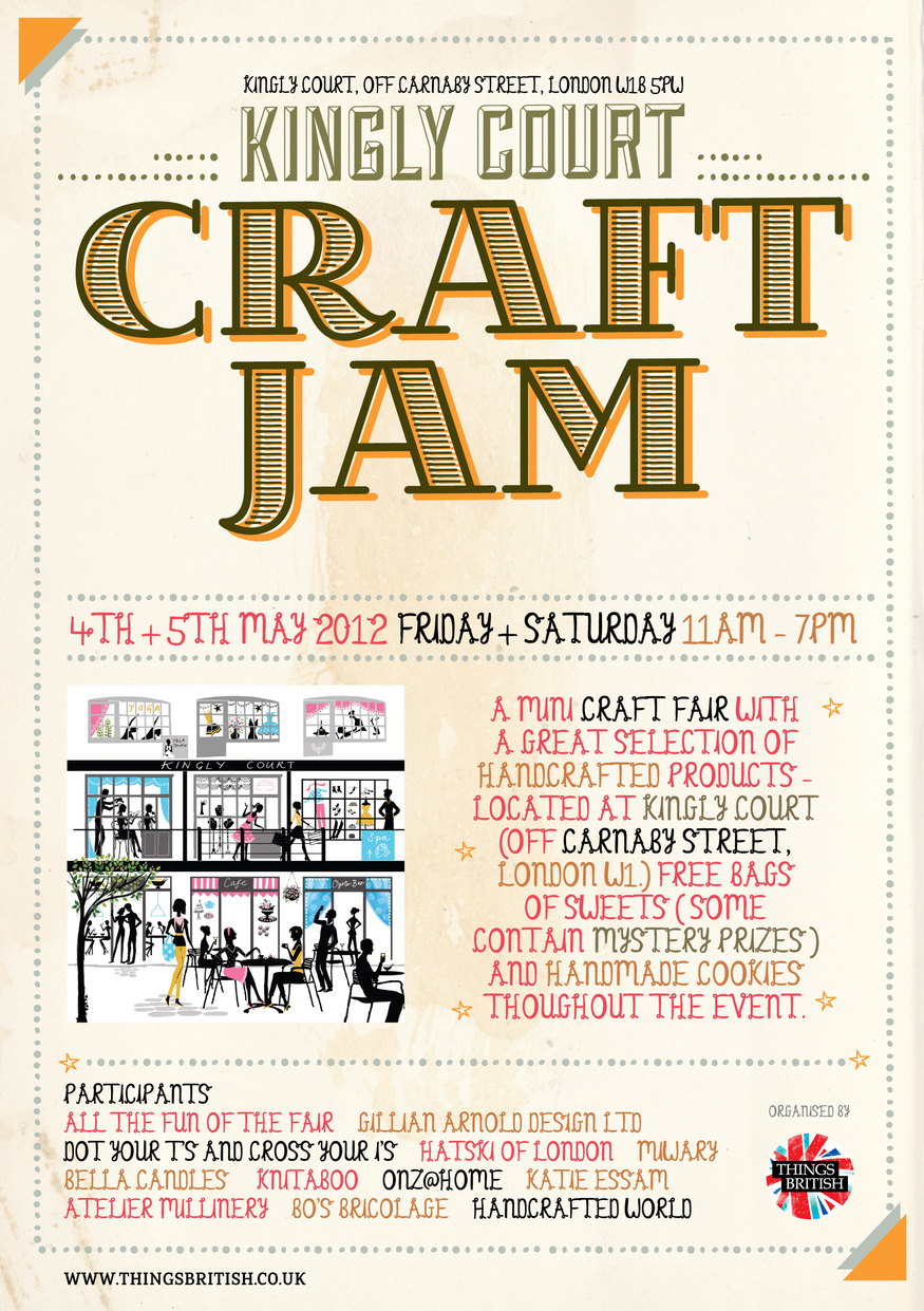 This Weekend: Craft Jam @ Things British In Kingly Court | Londonist