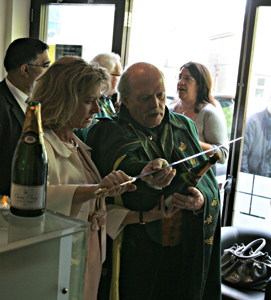 Sabrage In London: How To Lop The Top Of A Champagne Bottle With A ...