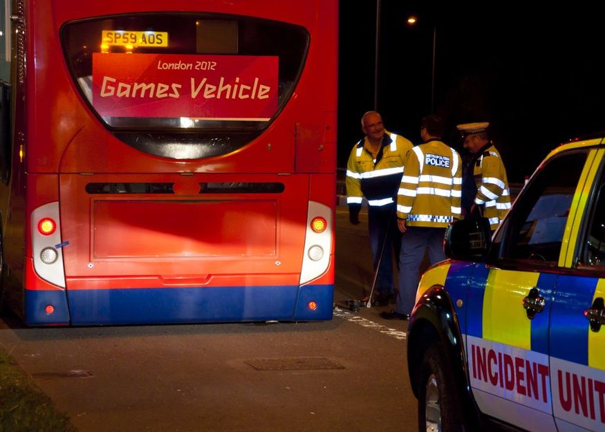 Cyclist Dies After Collision With Olympic Bus Londonist