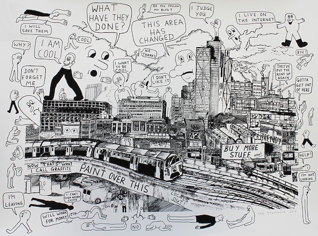 Street Artists Team Up With Shoreditch Sketcher John Dolan | Londonist