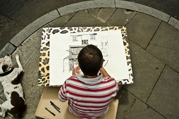 Street Artists Team Up With Shoreditch Sketcher John Dolan | Londonist