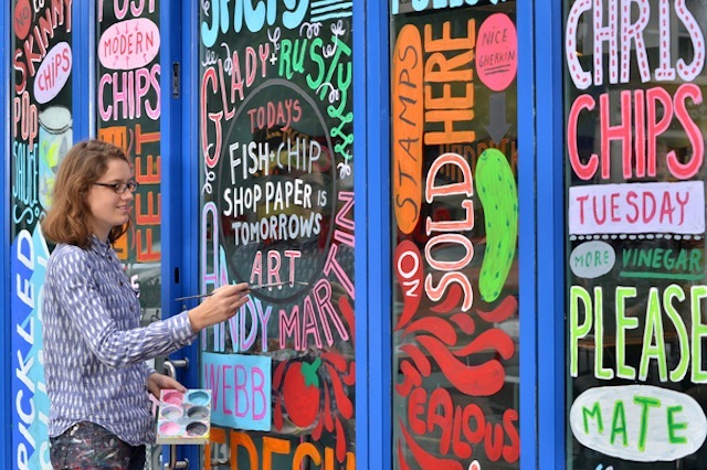 South London Chippy Gets First Ever Artist-In-Residence | Londonist