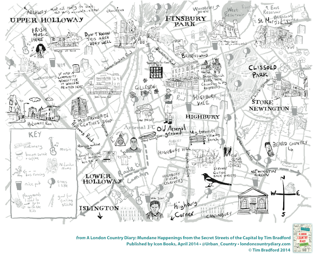 Hand-Drawn Maps: A London Country Diary | Londonist