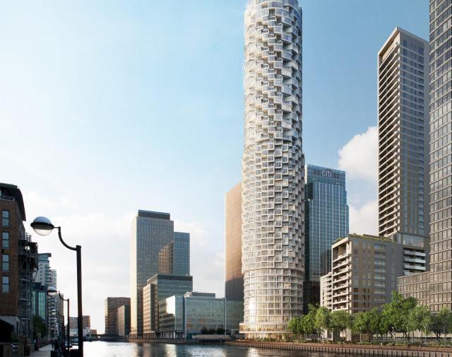 Loofah Tower Coming To Wood Wharf | Londonist