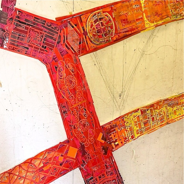 Add To A Giant Map Of North Finchley At Paper Collage Exhibition ...