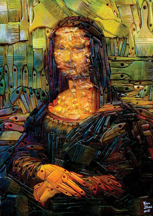 Paintings Made From Paintbrushes By Finn Stone | Londonist