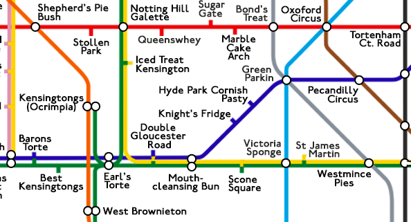 The Baker's Tube Map | Londonist