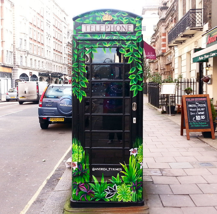 Have You Seen This Blossoming Phone Box In Bloomsbury? | Londonist