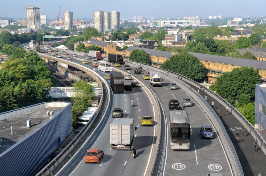 TfL Proposes Segregated Cycle Lane On The Westway | Londonist