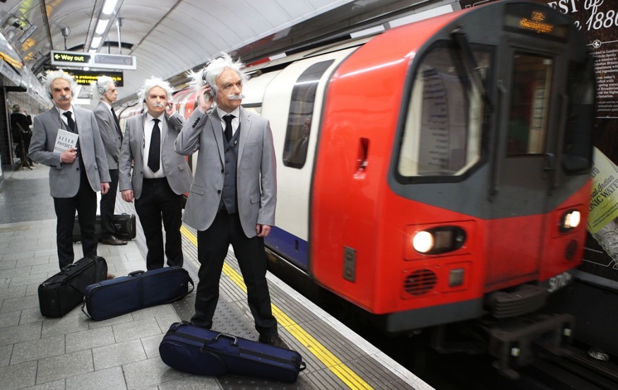 A Load Of Einsteins Take The Tube | Londonist