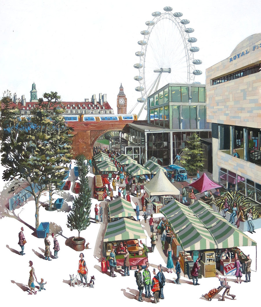 A Trip Around London's Markets... In Watercolours | Londonist
