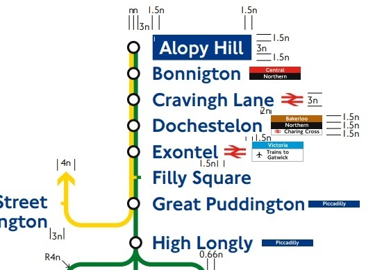 An Official TfL Tube Diagram With Some Very Odd Station Names | Londonist