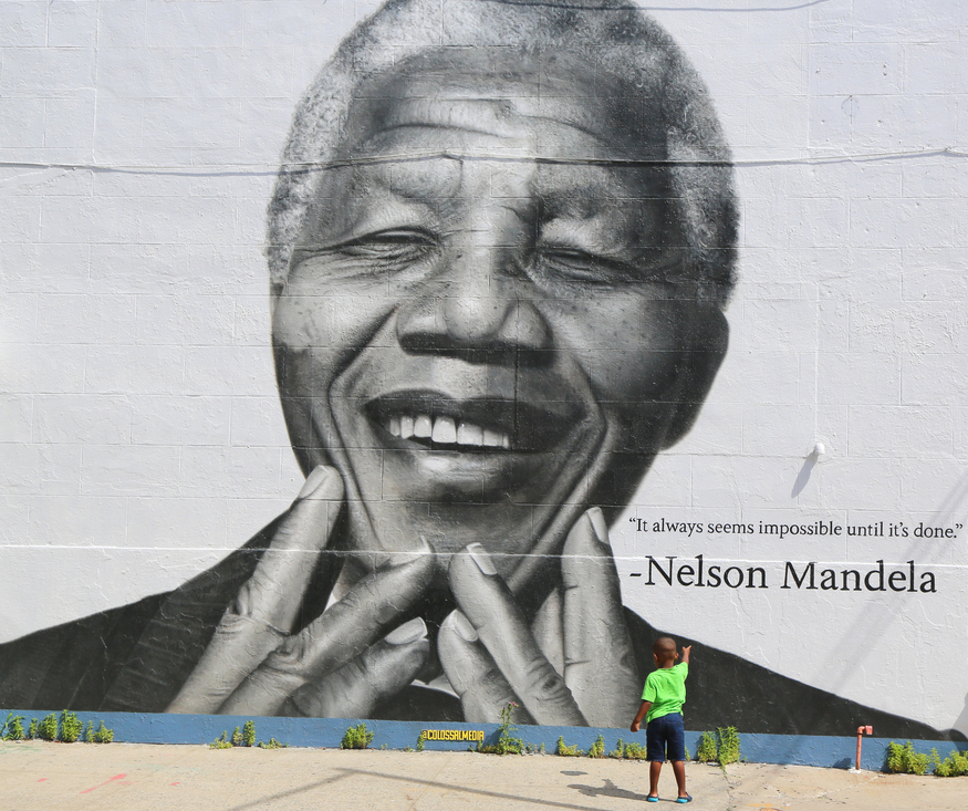 The Legendary Nelson Mandela Is Remembered In An Exhibition In Waterloo ...
