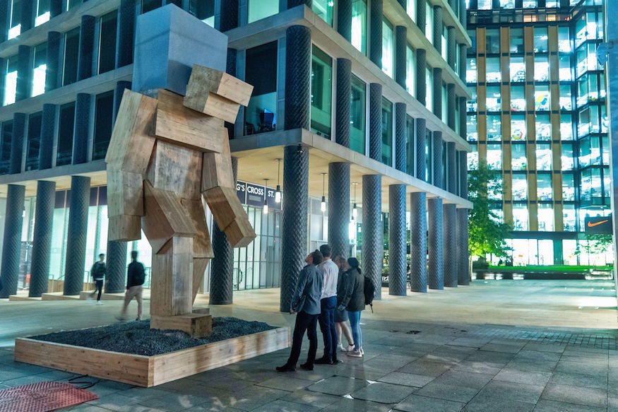 Giant Interactive Sculptures Appear In King's Cross | Londonist