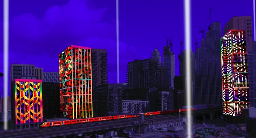 Northern Line Extension Will Light Up With 'Bat-Signal' Beams | Londonist