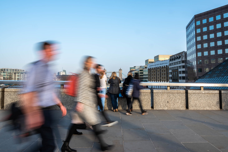 In Photos: London Bridge Is A Sea Of Commuters At Rush Hour | Londonist