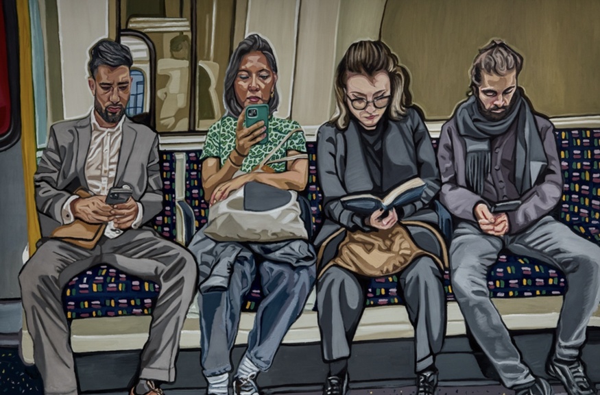 Do You Feature In One Of These Paintings Of Tube Commuters? | Londonist
