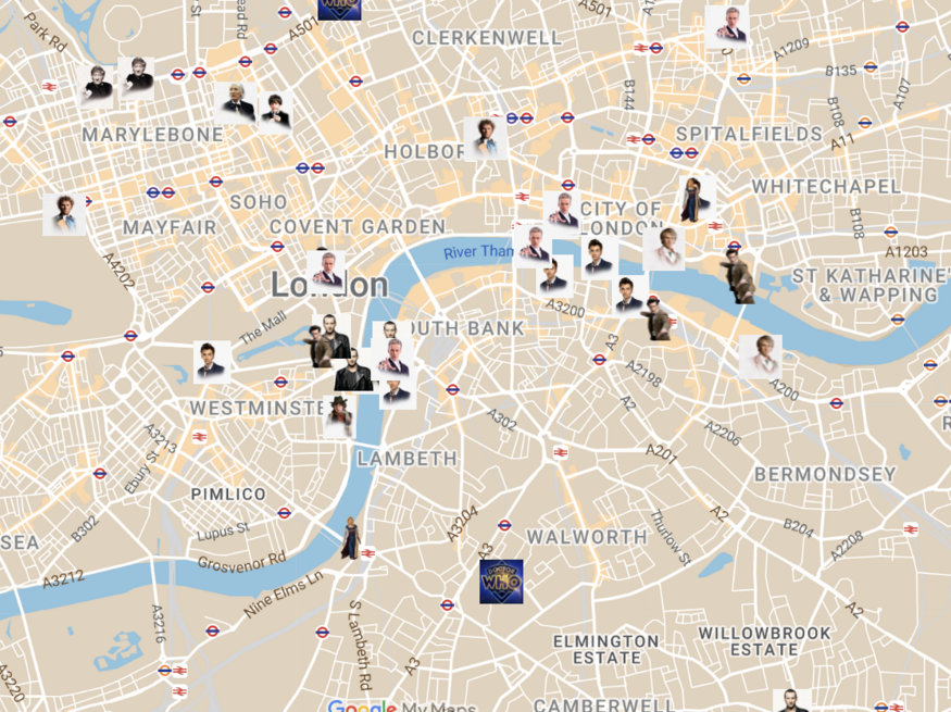 Doctor Who London Locations Mapped | Londonist