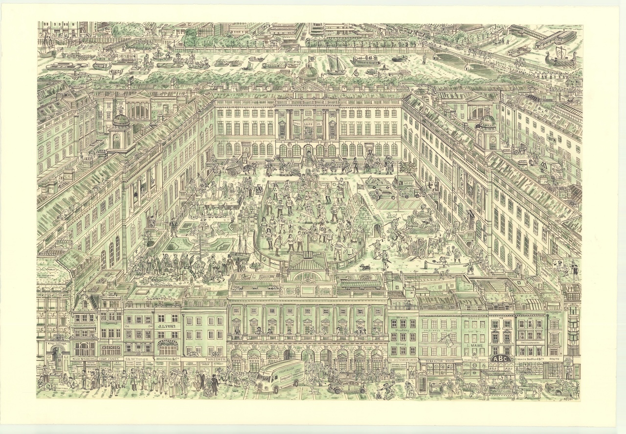 Adam Dant's Incredible Illustration Of Somerset House