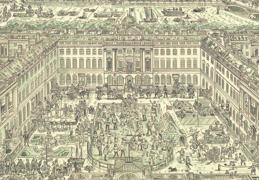 Adam Dant's Incredible Illustration Of Somerset House