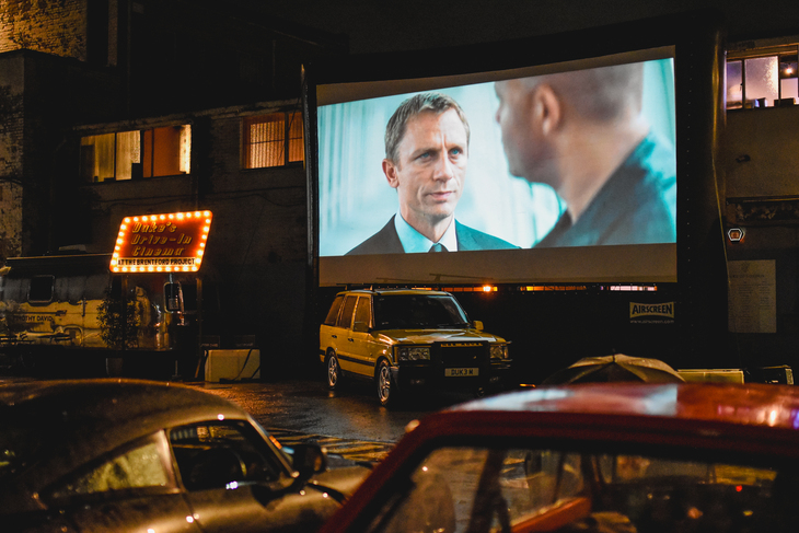 Embassy Gardens Classic Car Drive-In Cinema | Londonist
