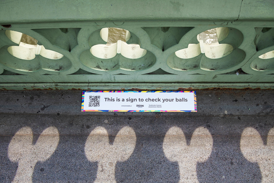 Westminster Bridge Wants You To Check Your Testicles | Londonist