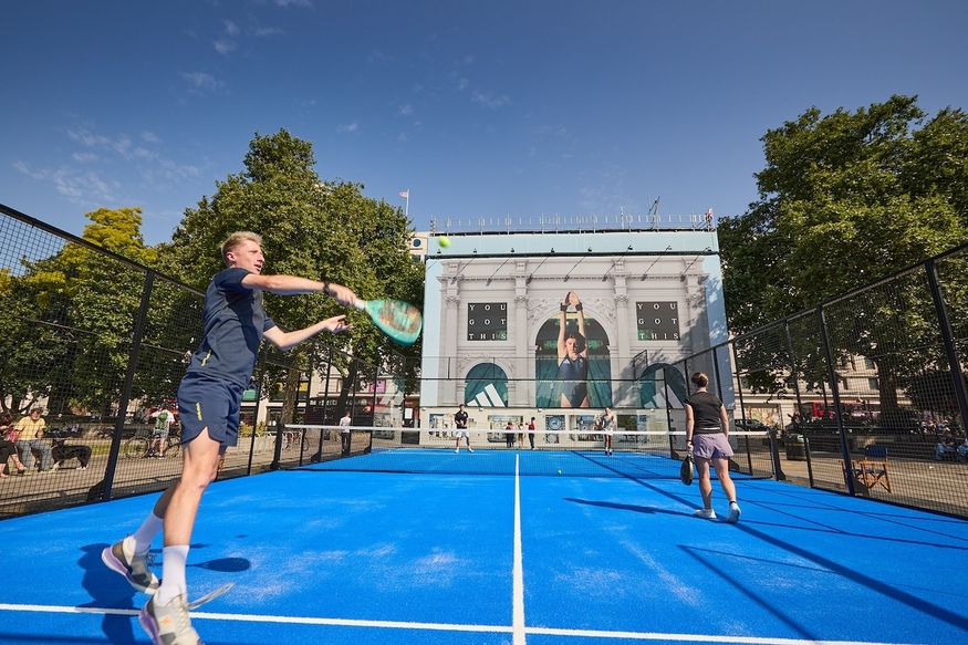 Pop-up Padel Court At Marble Arch | Londonist