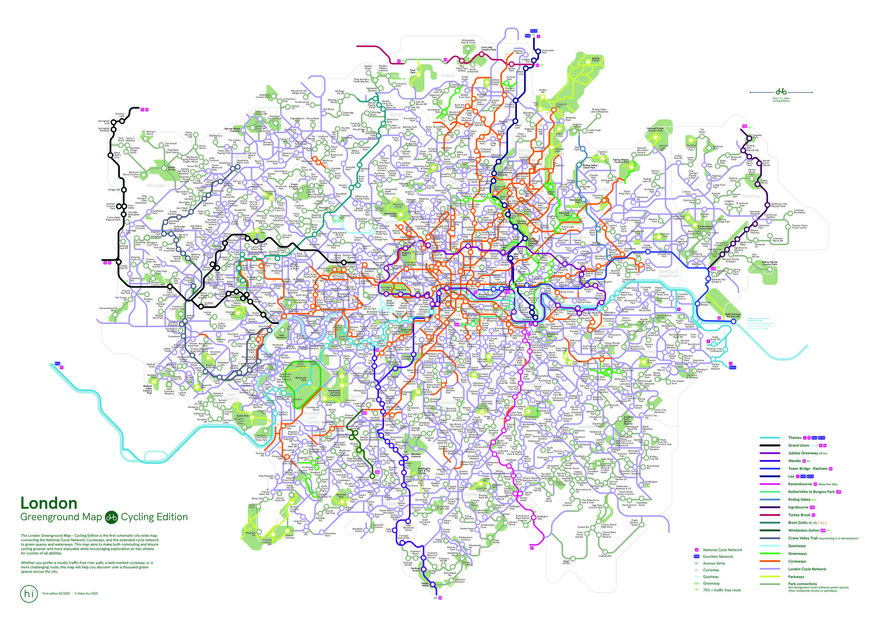 A Map Of Cycle Routes In London | Londonist