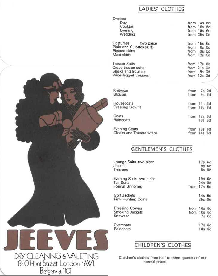 Jeeves Of Belgravia: London's Poshest Dry Cleaners | Londonist