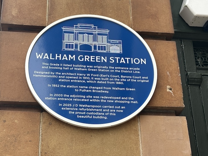 Walham Green Pub Is Built Into An Old Underground Station | Londonist