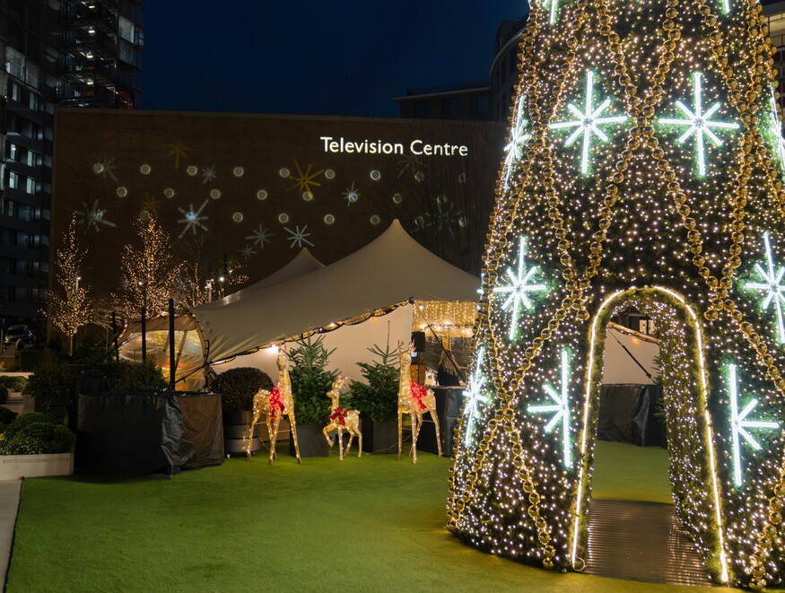 Television Centre's Enchanting Winter Hideout Has Returned | Londonist