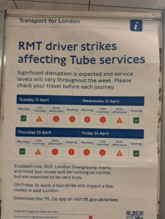 What's Running And What's Closed During The London Tube Strikes ...